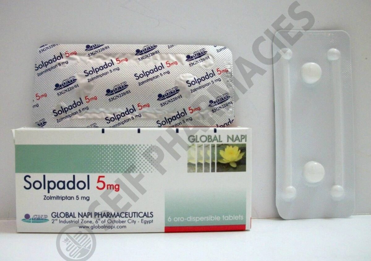 SOLPADOL 5 MG 6 TAB - Seif Pharmacies