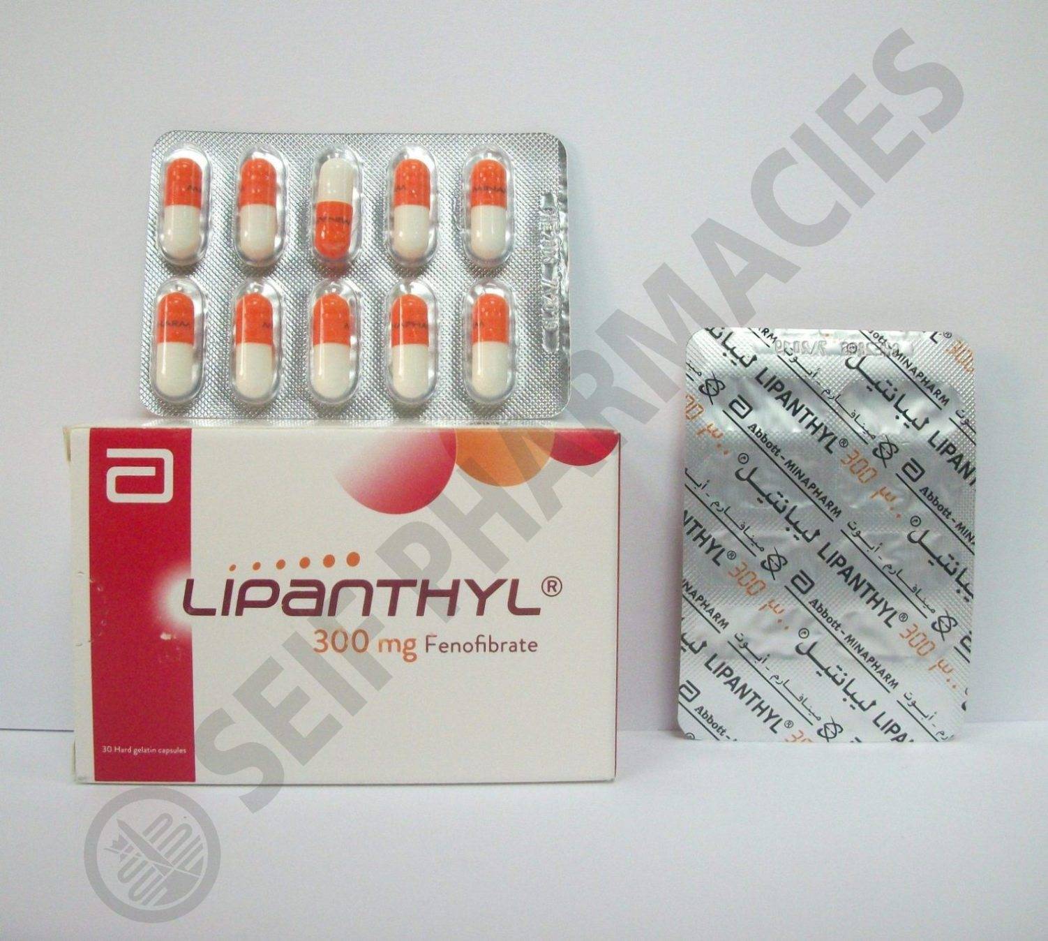 LIPANTHYL 300 MG 30 CAP - Seif Pharmacies