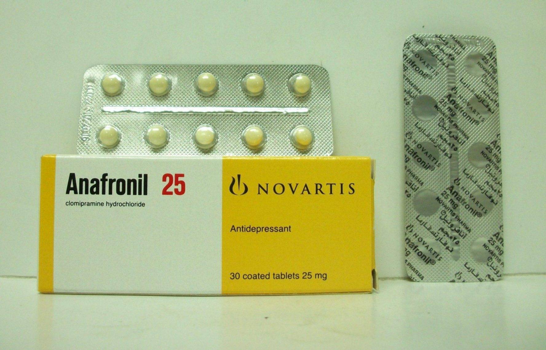 ANAFRONIL 25 MG 30 TAB # - Seif Pharmacies