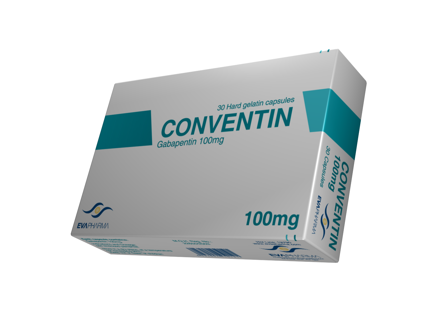 CONVENTIN 100 MG 30 CAP - Seif Pharmacies