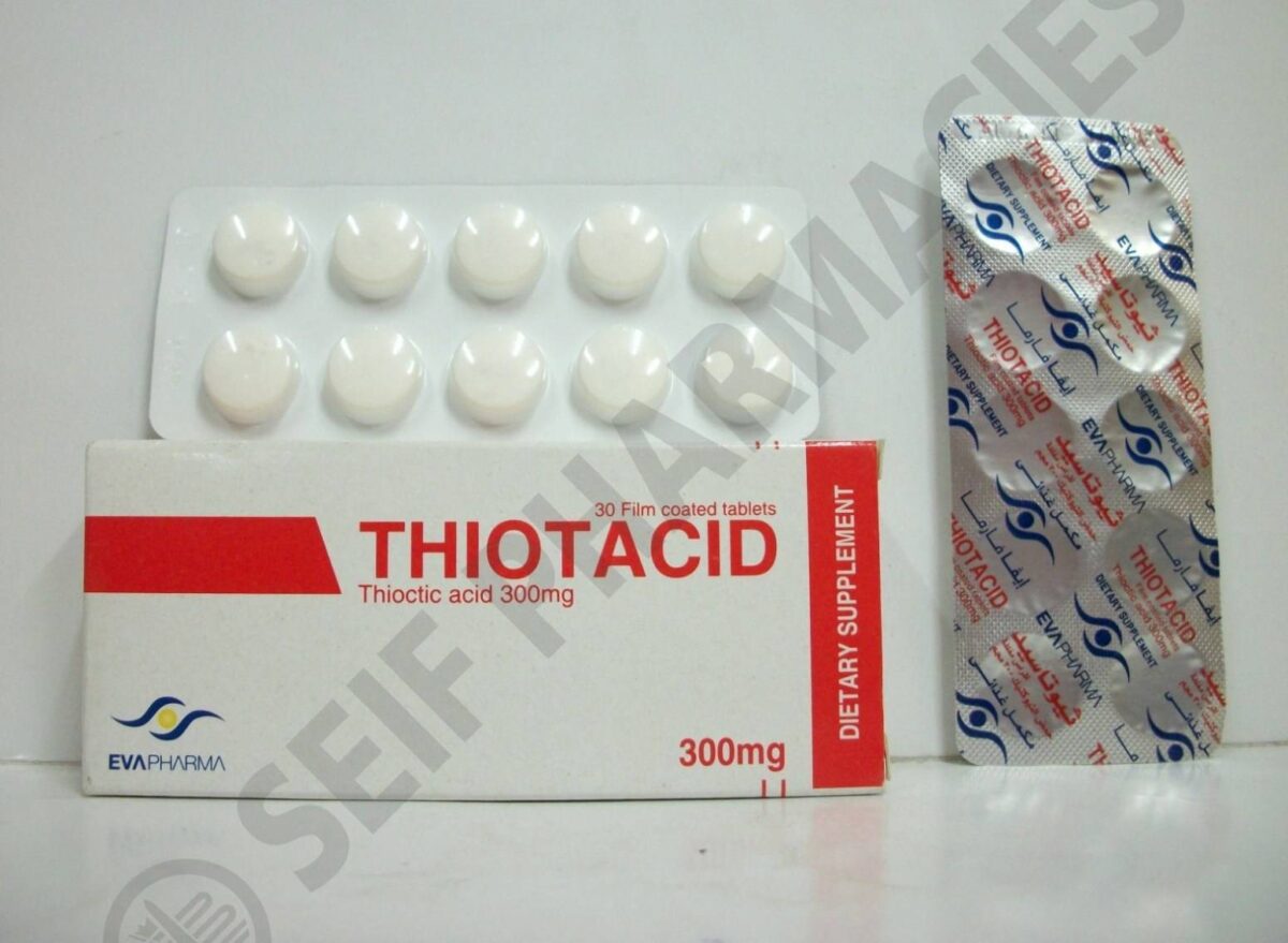 THIOTACID 300 MG 30 TAB - Seif Pharmacies