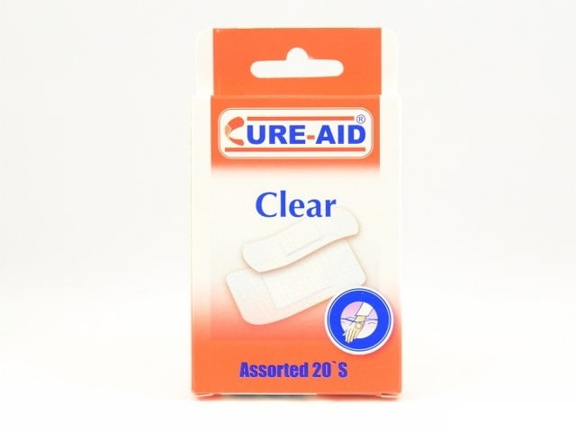 CURE AID CLEAR 20 STRIPS 34091 بلاستر شفاف - Seif Pharmacies