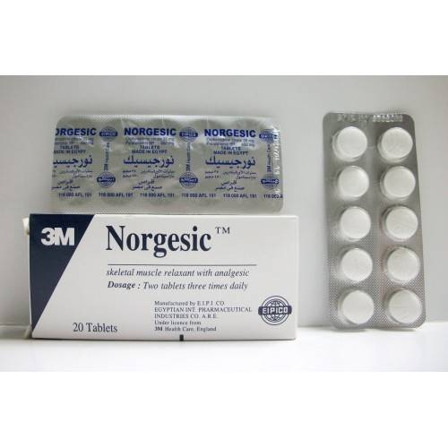 NORGESIC 20 TAB - Seif Pharmacies
