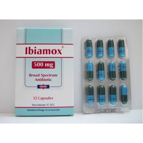 IBIAMOX 500 MG 12 CAP - Seif Pharmacies