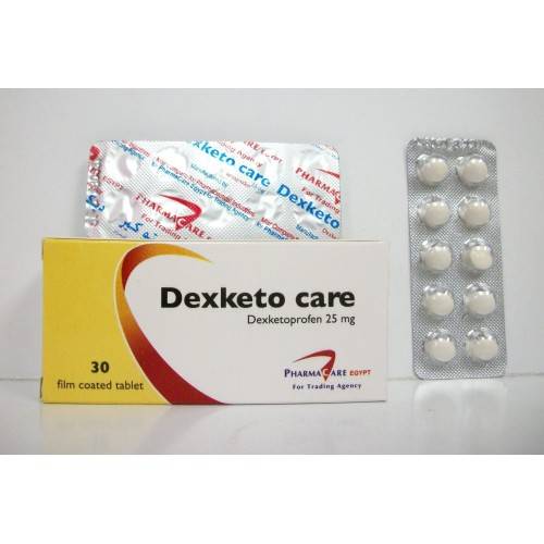 DEXKETO CARE 25 MG 30 TAB - Seif Pharmacies