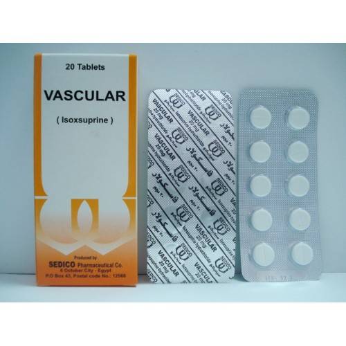 VASCULAR 20 MG 20 TAB - Seif Pharmacies