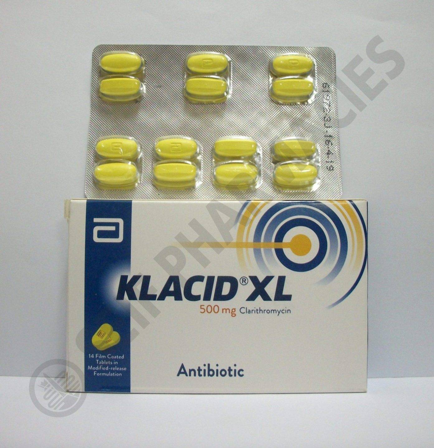 KLACID XL 500 MG 14 TAB - Seif Pharmacies
