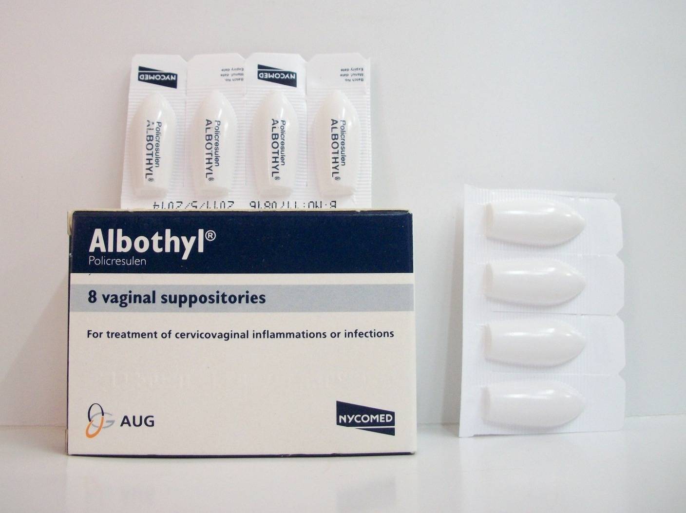 ALBOTHYL 90 MG 8 VAG SUPP - Seif Pharmacies