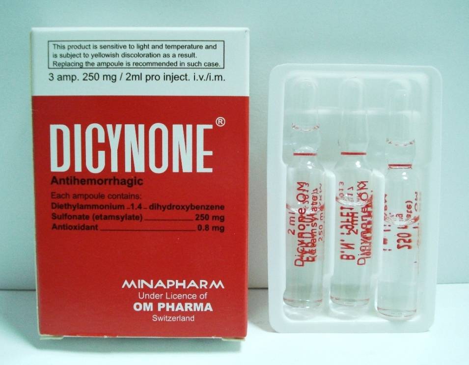DICYNONE 250 MG / 2 ML 3 AMP - Seif Pharmacies