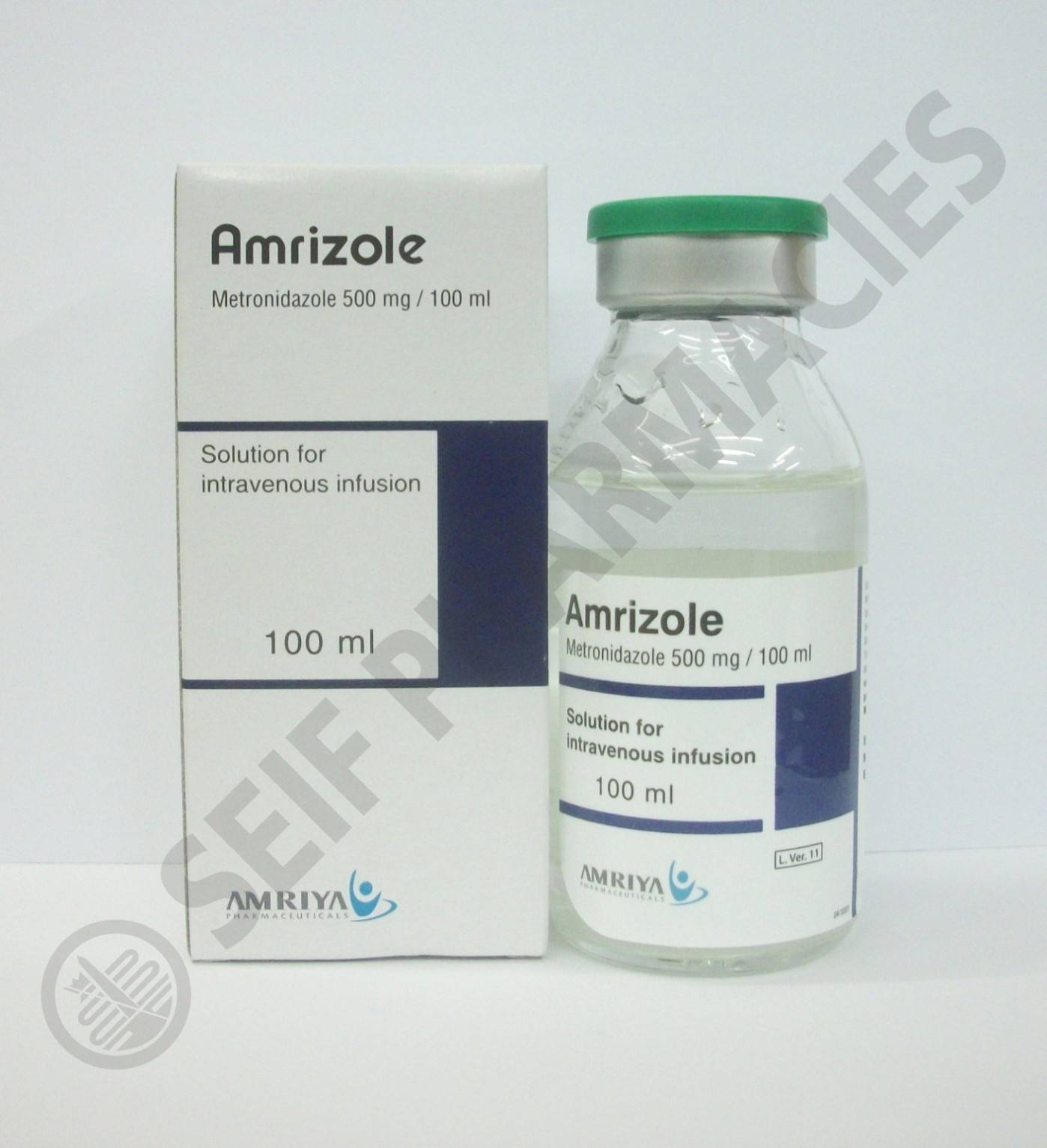 AMRIZOLE 500 MG / 100 ML I V 1 VIAL - Seif Pharmacies