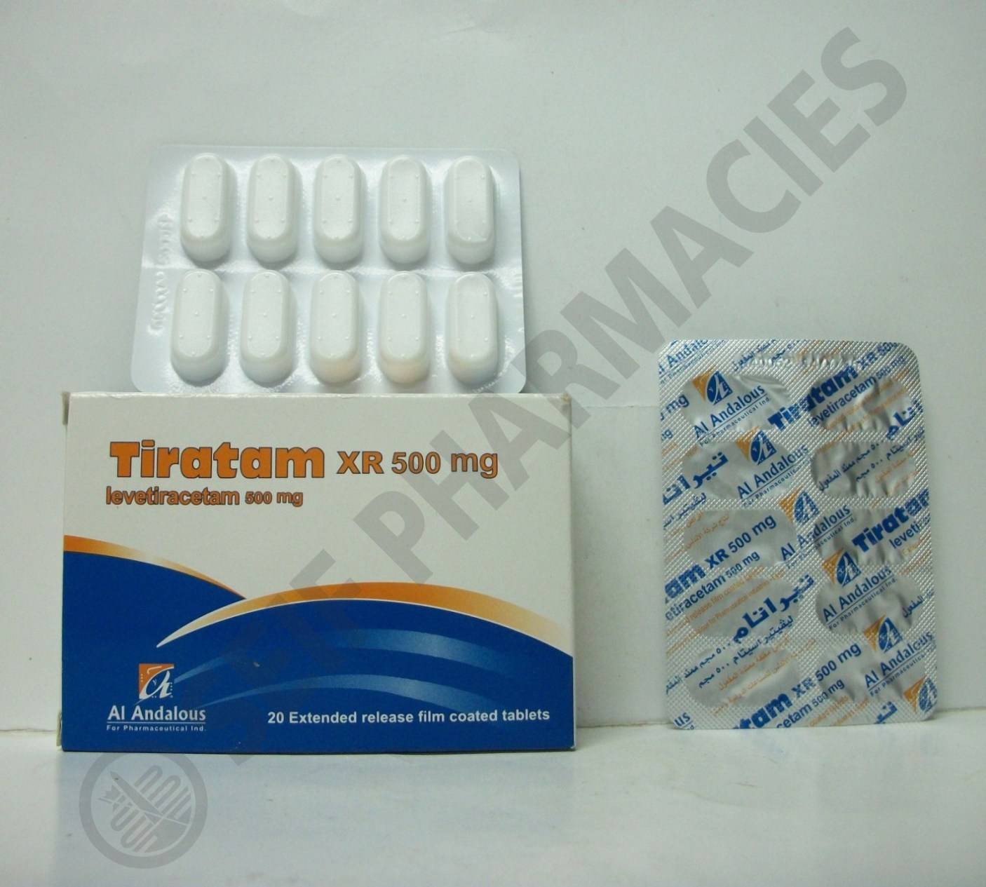 TIRATAM XR 500 MG 20 TAB - Seif Pharmacies