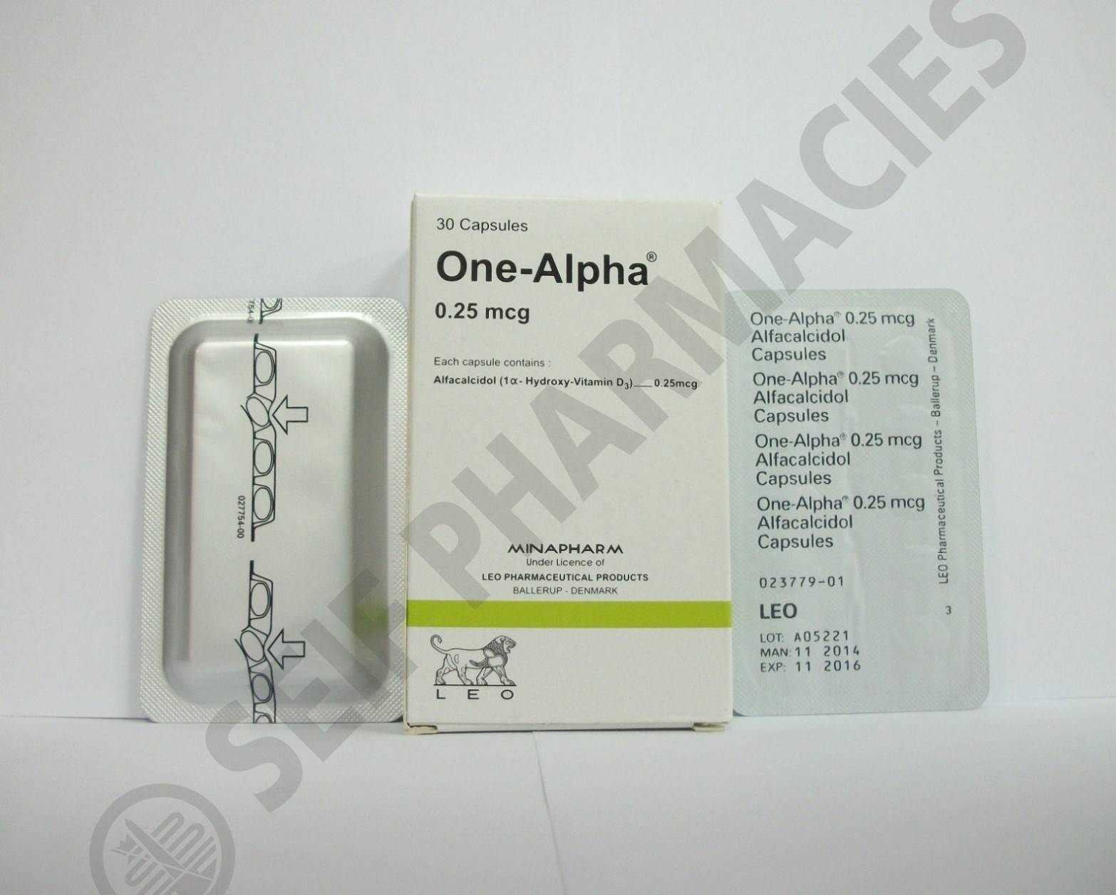 ONE ALPHA 0.25 MCG 30 CAP # - Seif Pharmacies