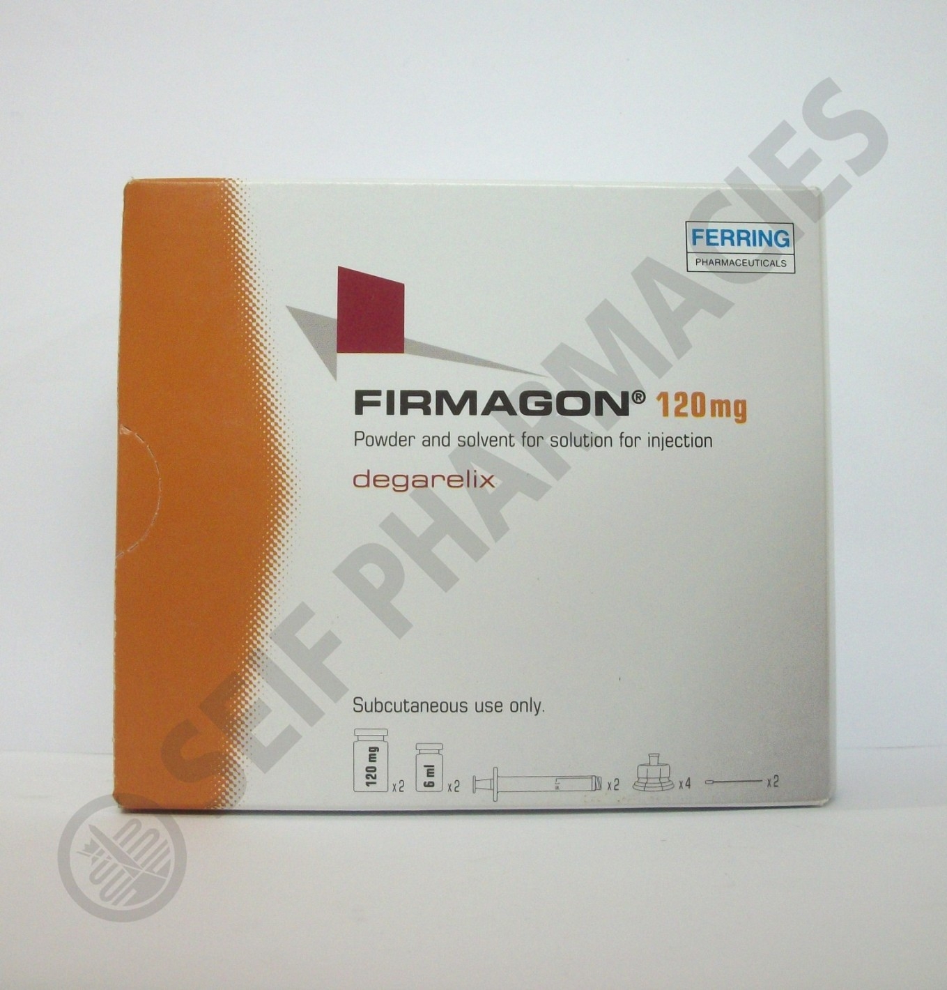 FIRMAGON 120 MG 2 VIAL + SOLVENT - Seif Pharmacies