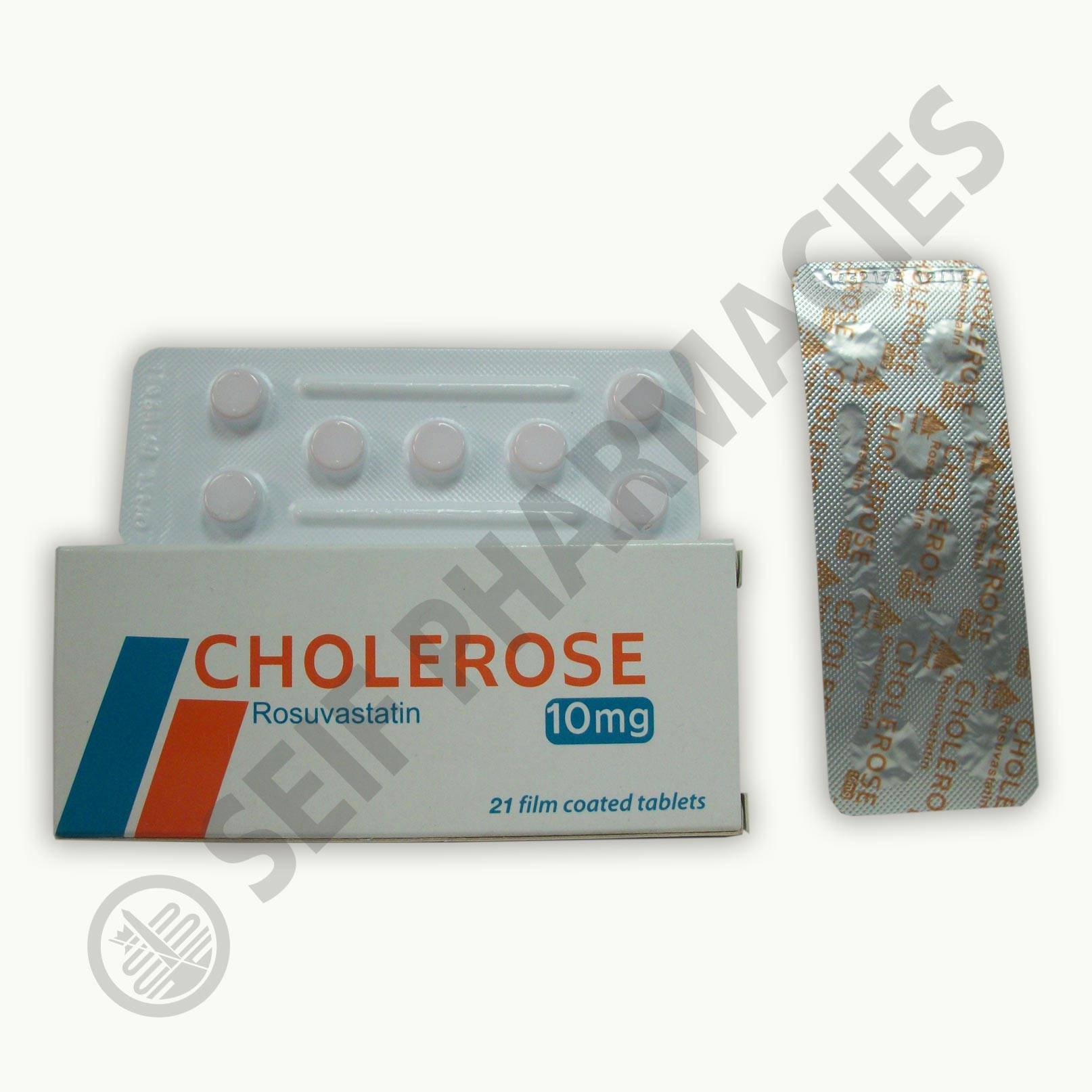 CHOLEROSE 10 MG 21 TAB - Seif Pharmacies