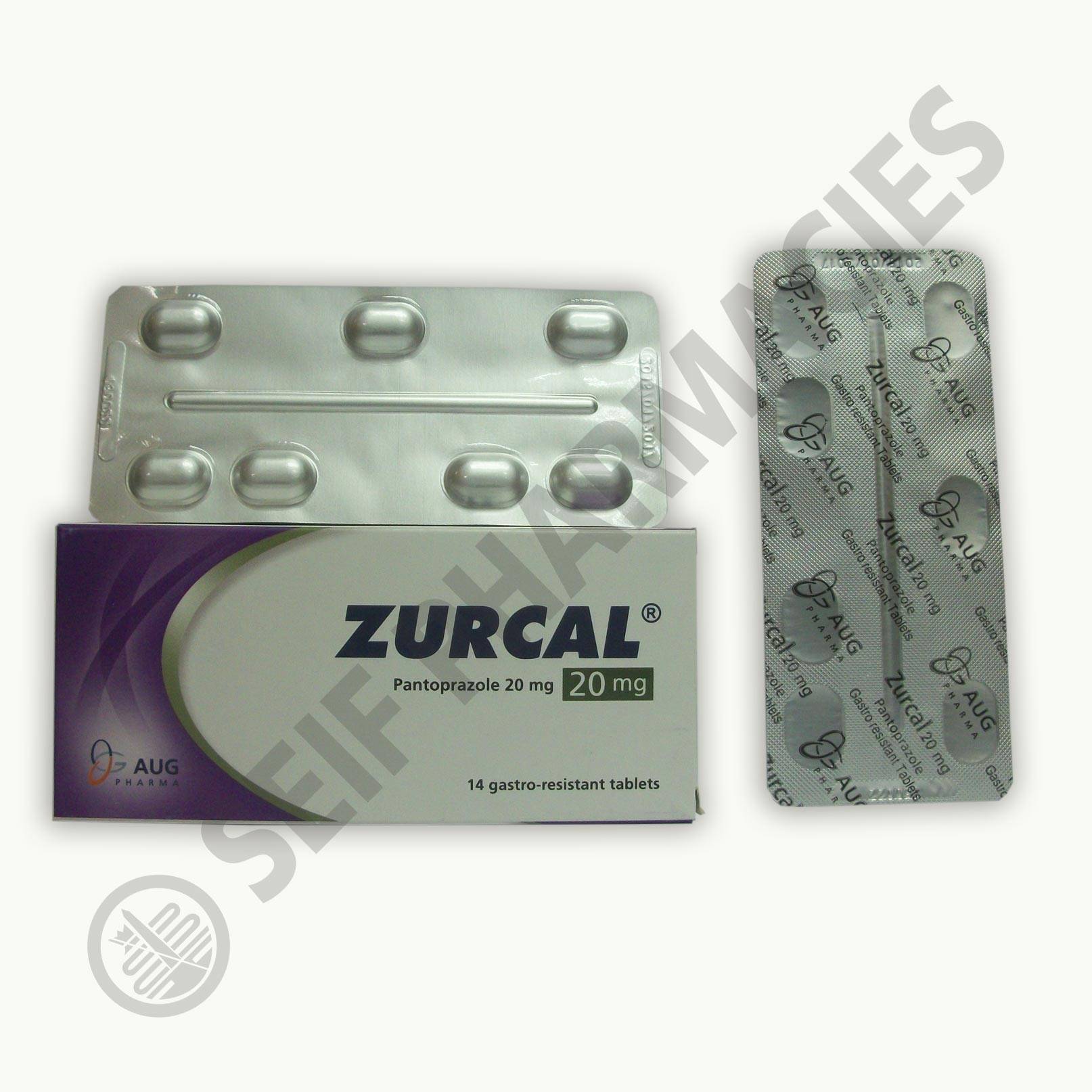 ZURCAL 20 MG 14 TAB - Seif Pharmacies