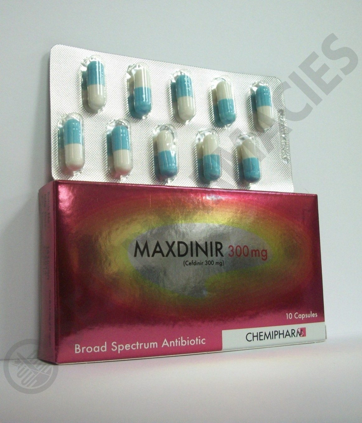 MAXDINIR 300 MG 10 CAP - Seif Pharmacies