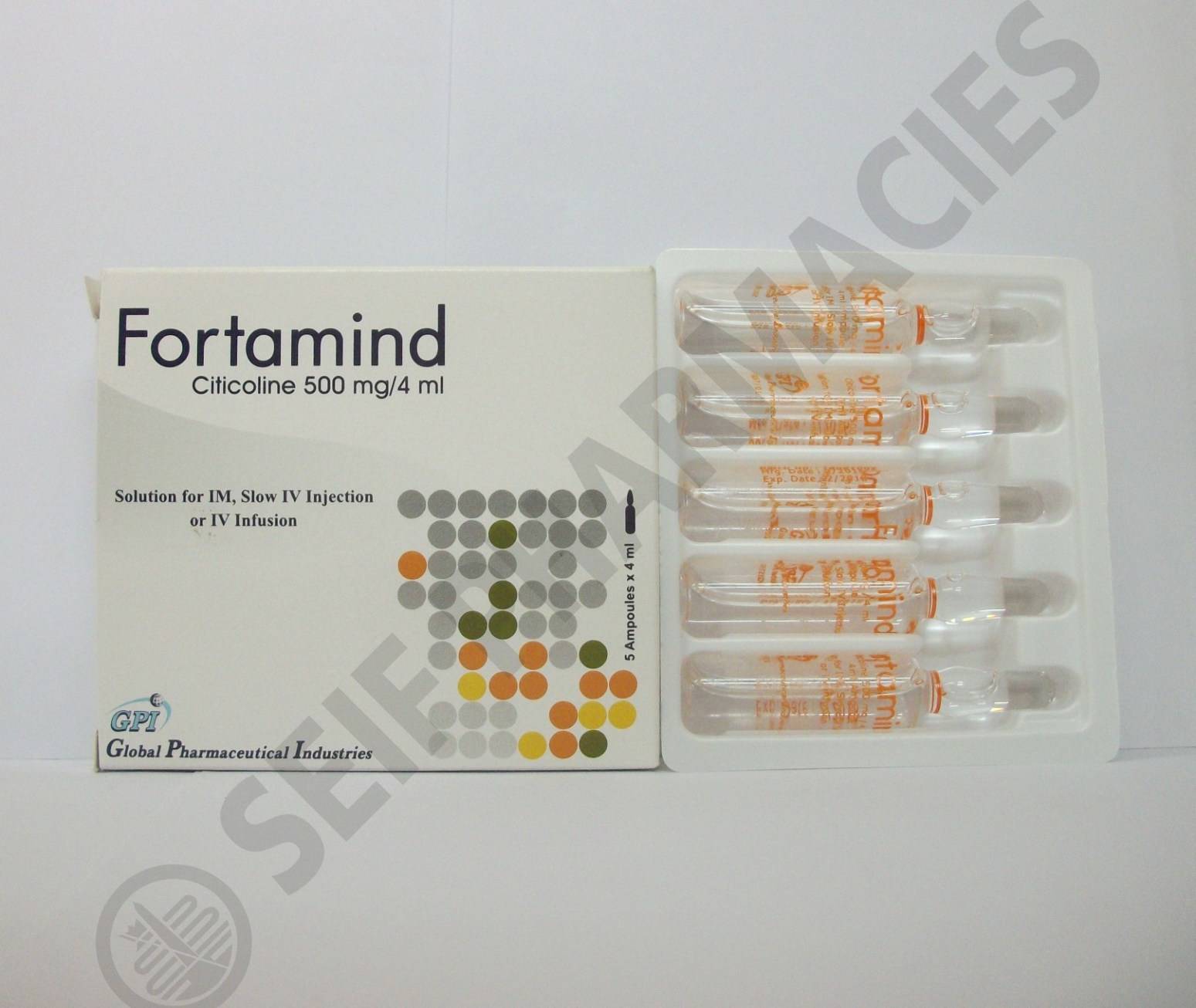 FORTAMIND 500 MG / 4 ML 5 AMP - Seif Pharmacies