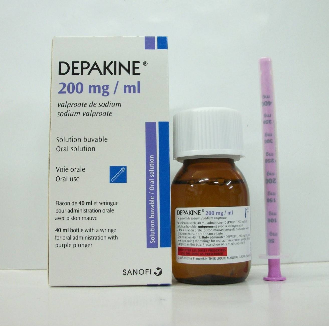 DEPAKINE 200 MG / ML ORAL DROPS (SOLUTION) 40 ML - Seif Pharmacies