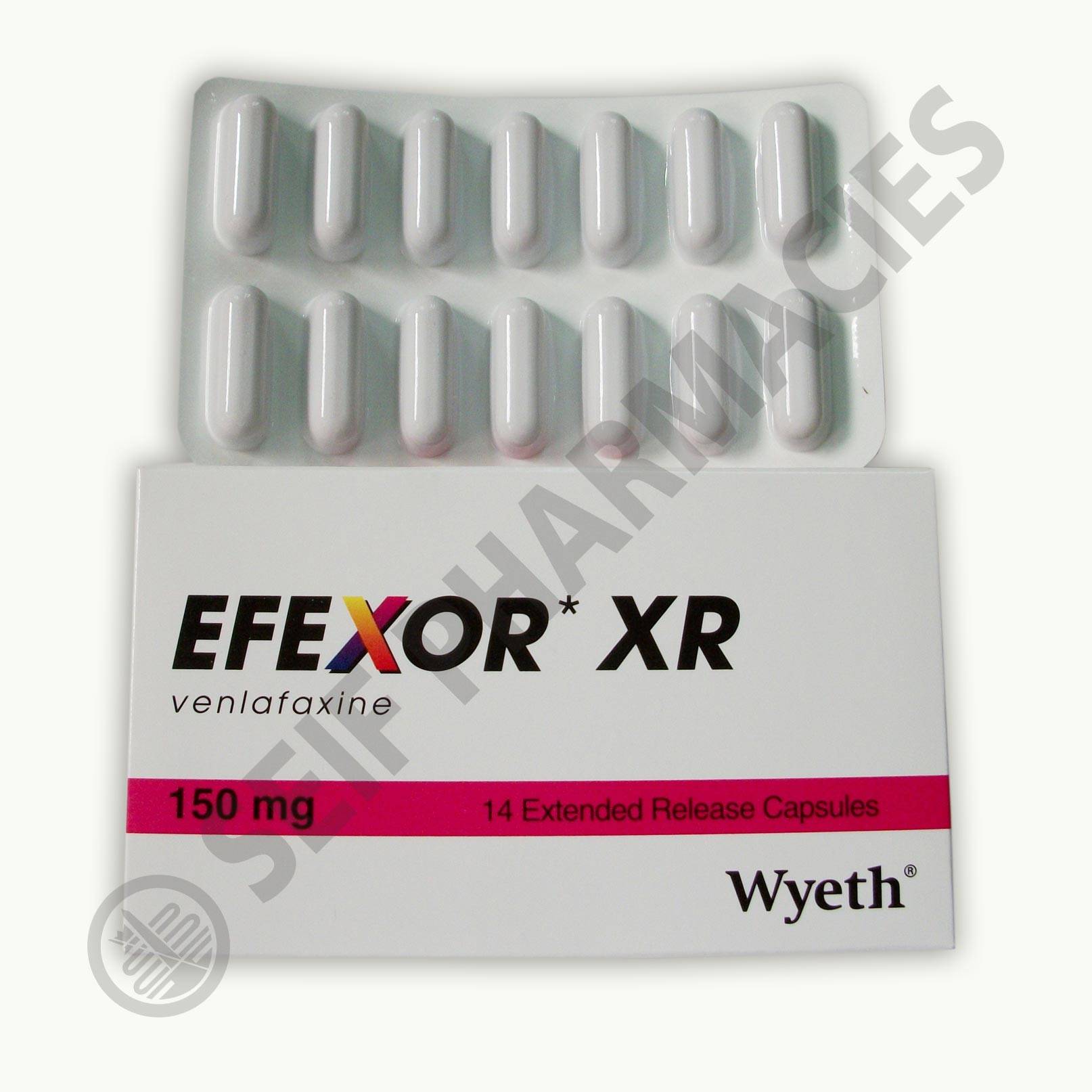 EFEXOR - XR 150 MG 14 CAP (1 STRIP) - Seif Pharmacies