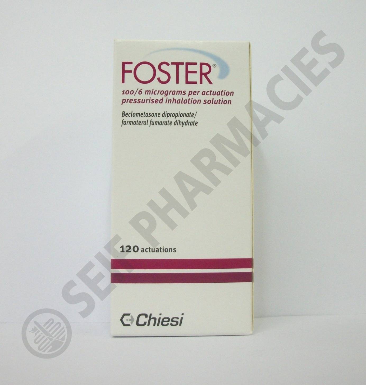 FOSTER 100 / 6 MCG 120 DOSES EVOHALER# - Seif Pharmacies