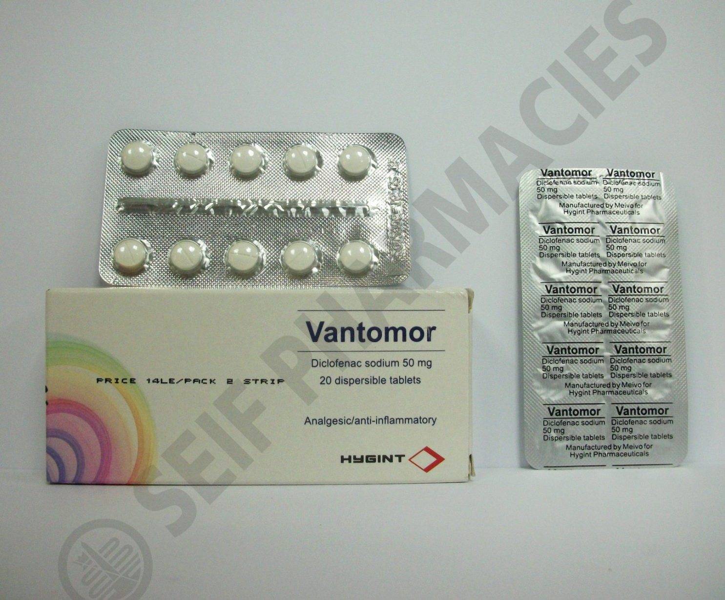 VANTOMOR 50 MG 20 DISP. TAB - Seif Pharmacies