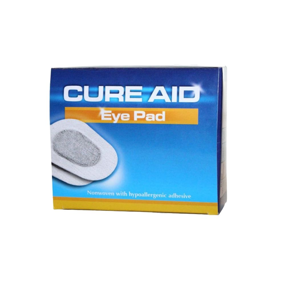 CURE AID EYE PAD BIG 65*95 غيار للعين لاصق كبار - Seif Pharmacies