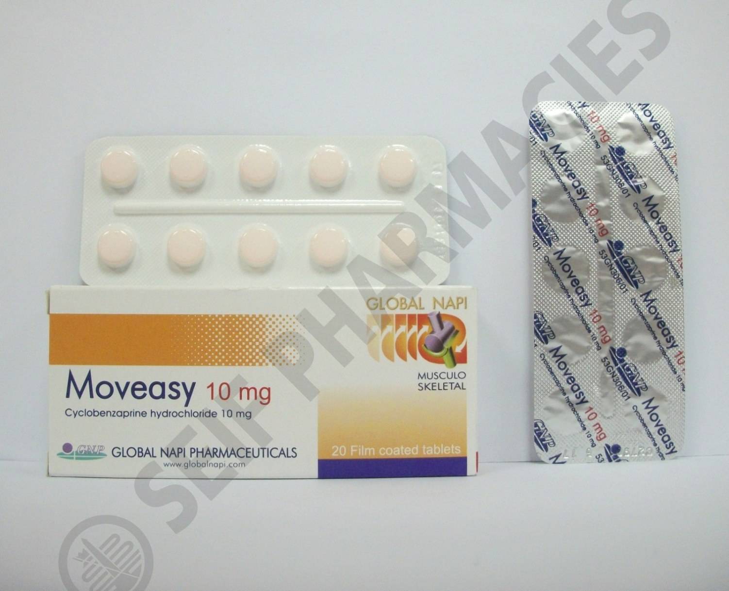 MOVEASY 10 MG 20 TAB - Seif Pharmacies