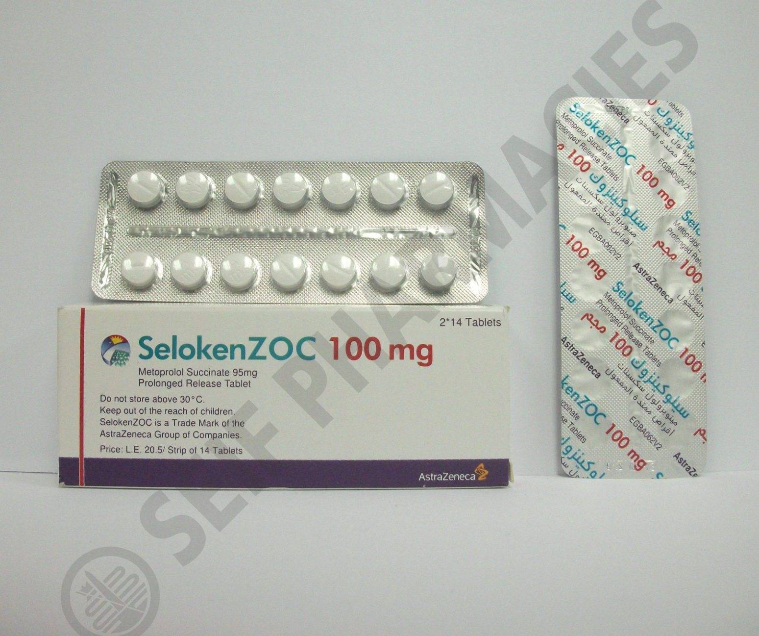 SELOKENZOC 100 MG 28 TAB - Seif Pharmacies