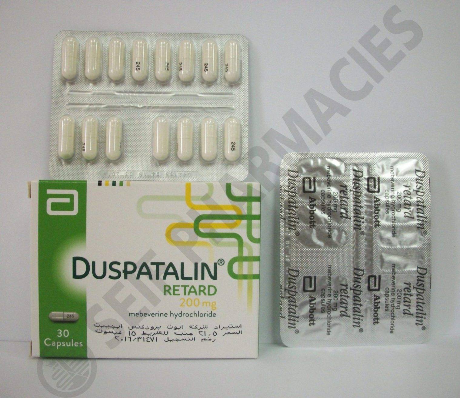 DUSPATALIN RETARD 200 MG 30 CAP - Seif Pharmacies