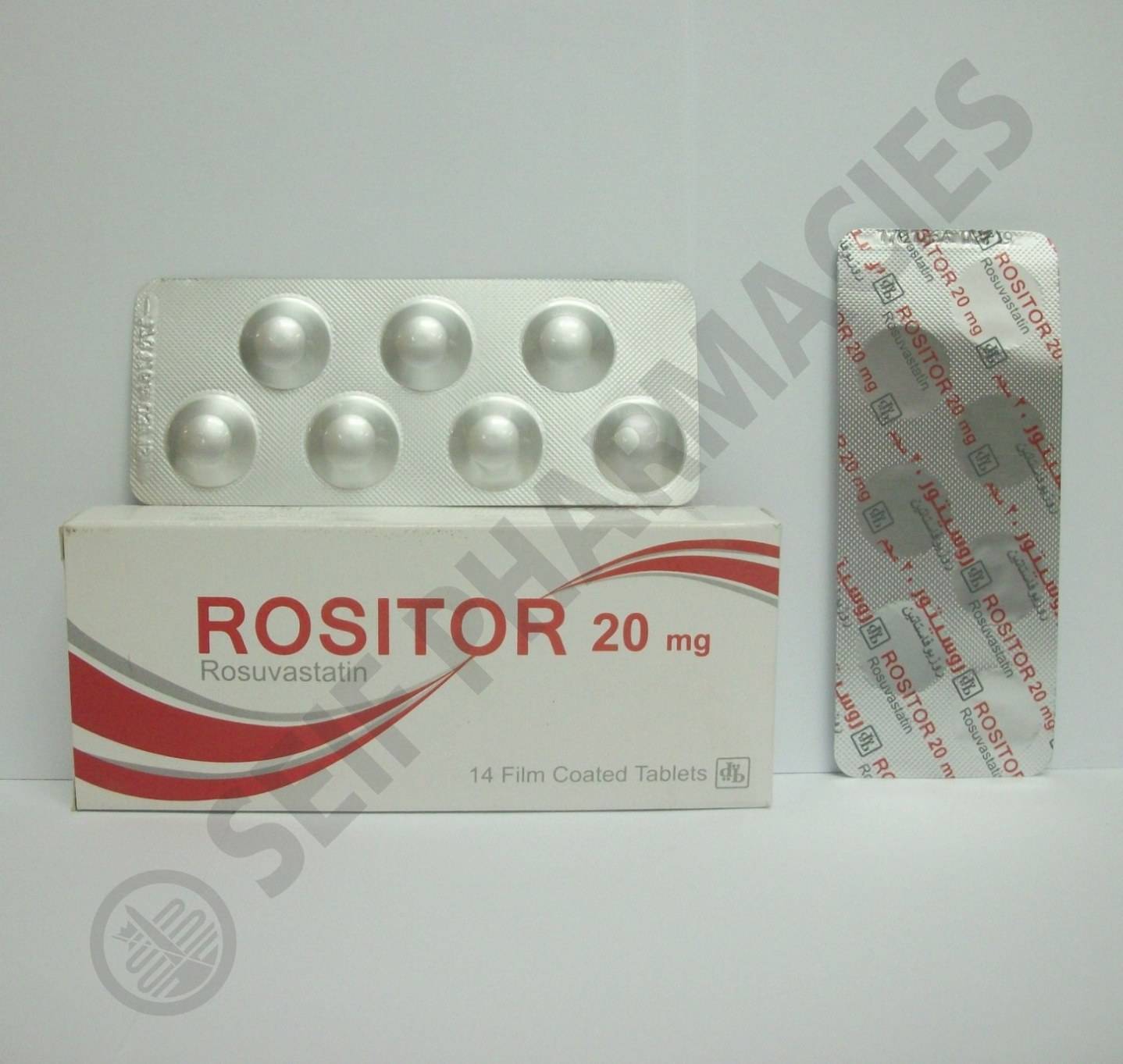 ROSITOR 20 MG 14 TAB - Seif Pharmacies