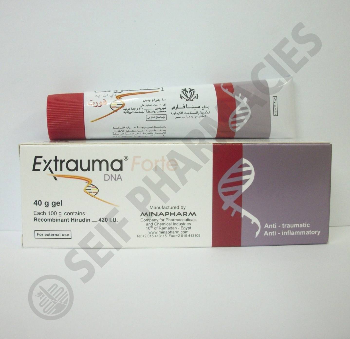 EXTRAUMA FORTE DNA 420 I.U. GEL 40GM (150688) - Seif Pharmacies