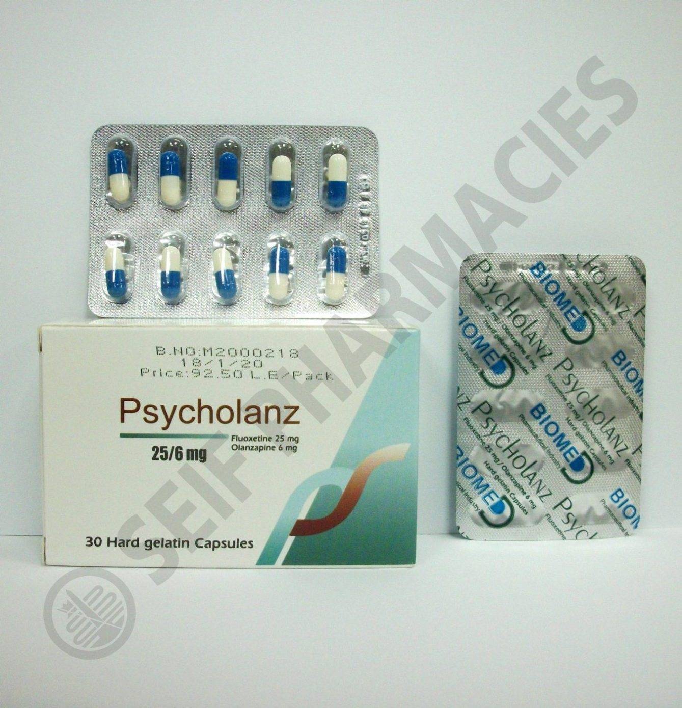 PSYCHOLANZ 25 / 6 MG 30 CAP - Seif Pharmacies