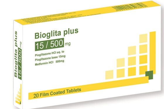 BIOGLITA - PLUS 15 / 500 MG 30 TAB (321668 - 251125) - Seif Pharmacies