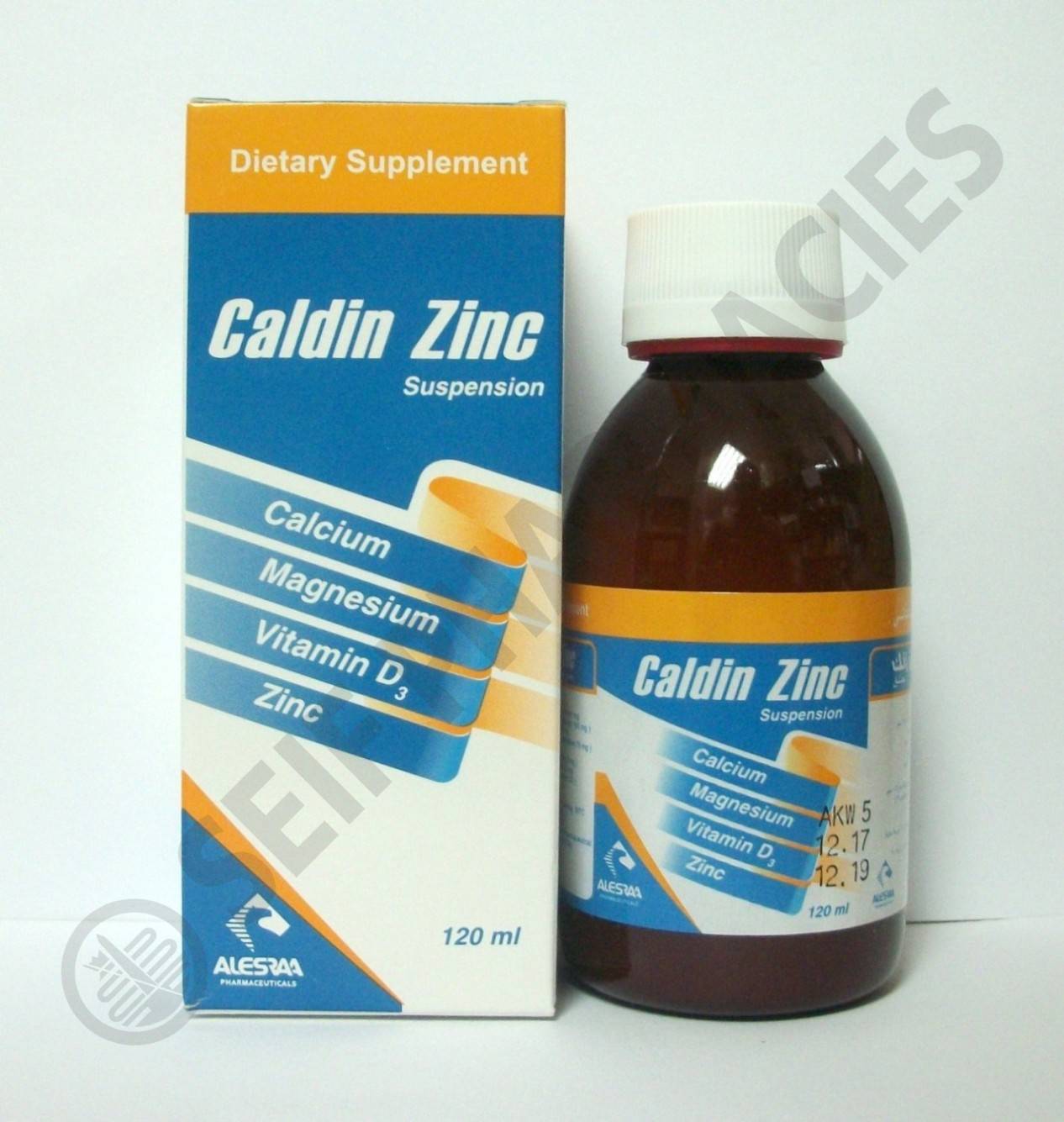 CALDIN ZINC SUSP 120 ML - Seif Pharmacies
