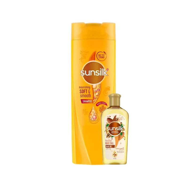 SUNSILK ( SH. 350ML SOFT SMOOTH + OIL 75ML هديه) - Seif Pharmacies