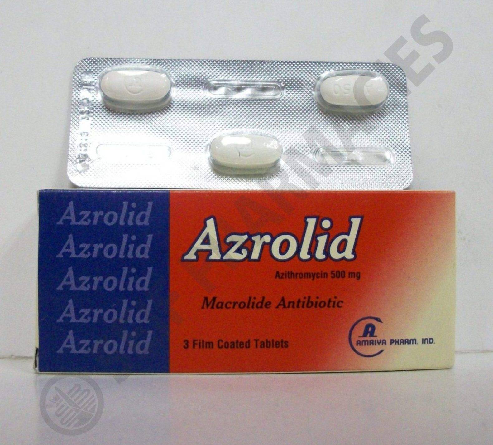 AZROLID 500 MG 3 TAB (400658) - Seif Pharmacies