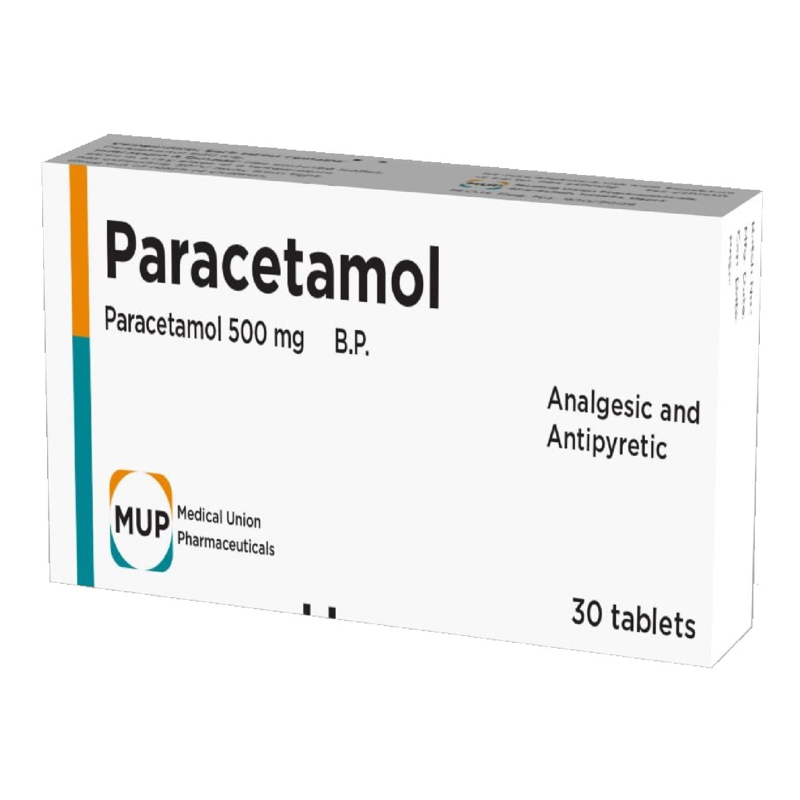 PARACETAMOL (MUP) 500 MG 20 TAB - Seif Pharmacies