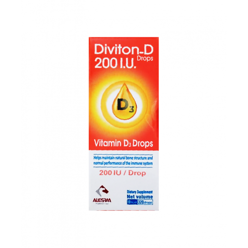DIVITON-D 200 I.U. / DROP ORAL DROPS 10 ML - Seif Pharmacies