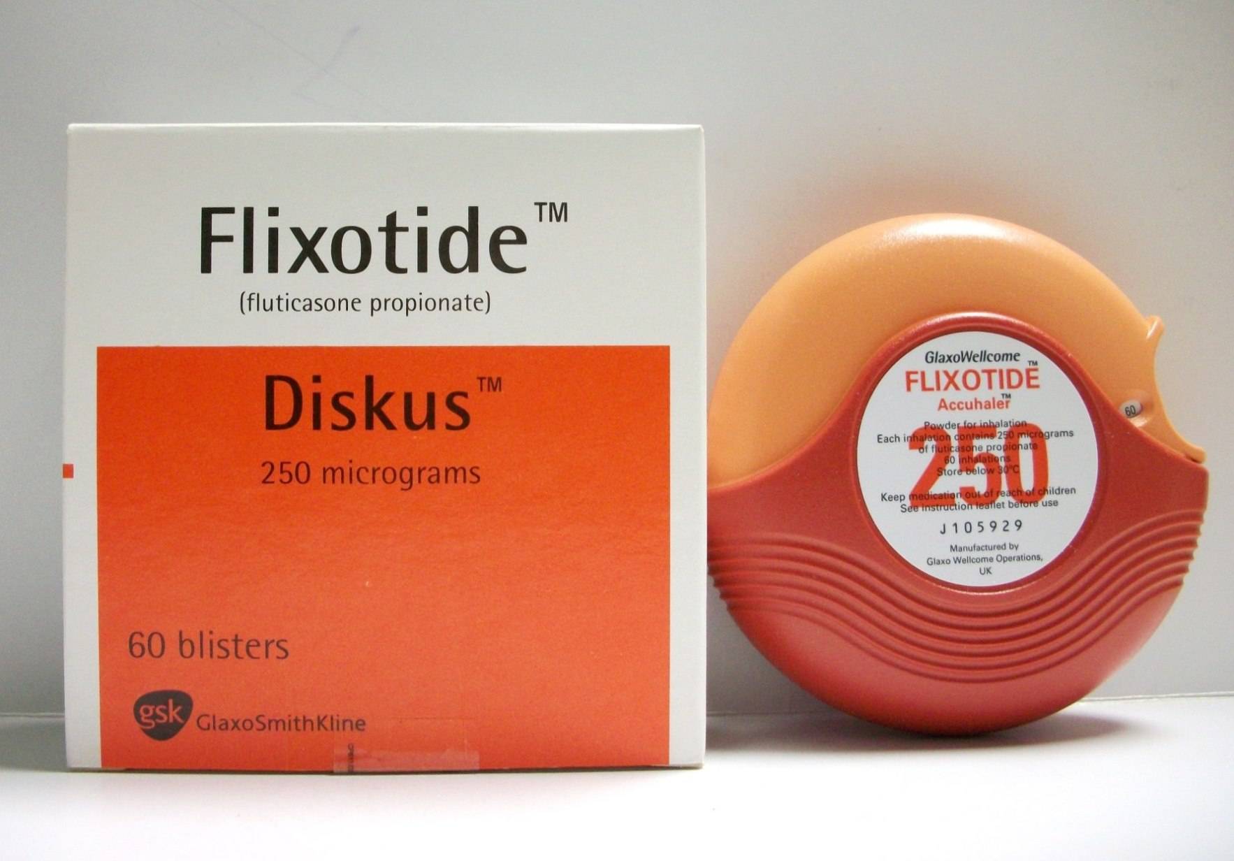 FLIXOTIDE DISKUS 250 MCG 60 DOSES INHALER - Seif Pharmacies