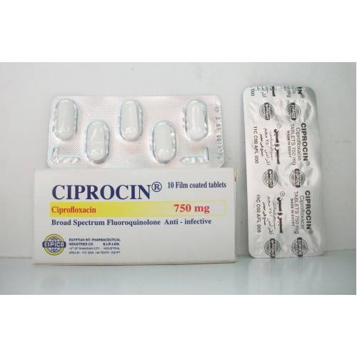 CIPROCIN 750 MG 10 TAB - Seif Pharmacies