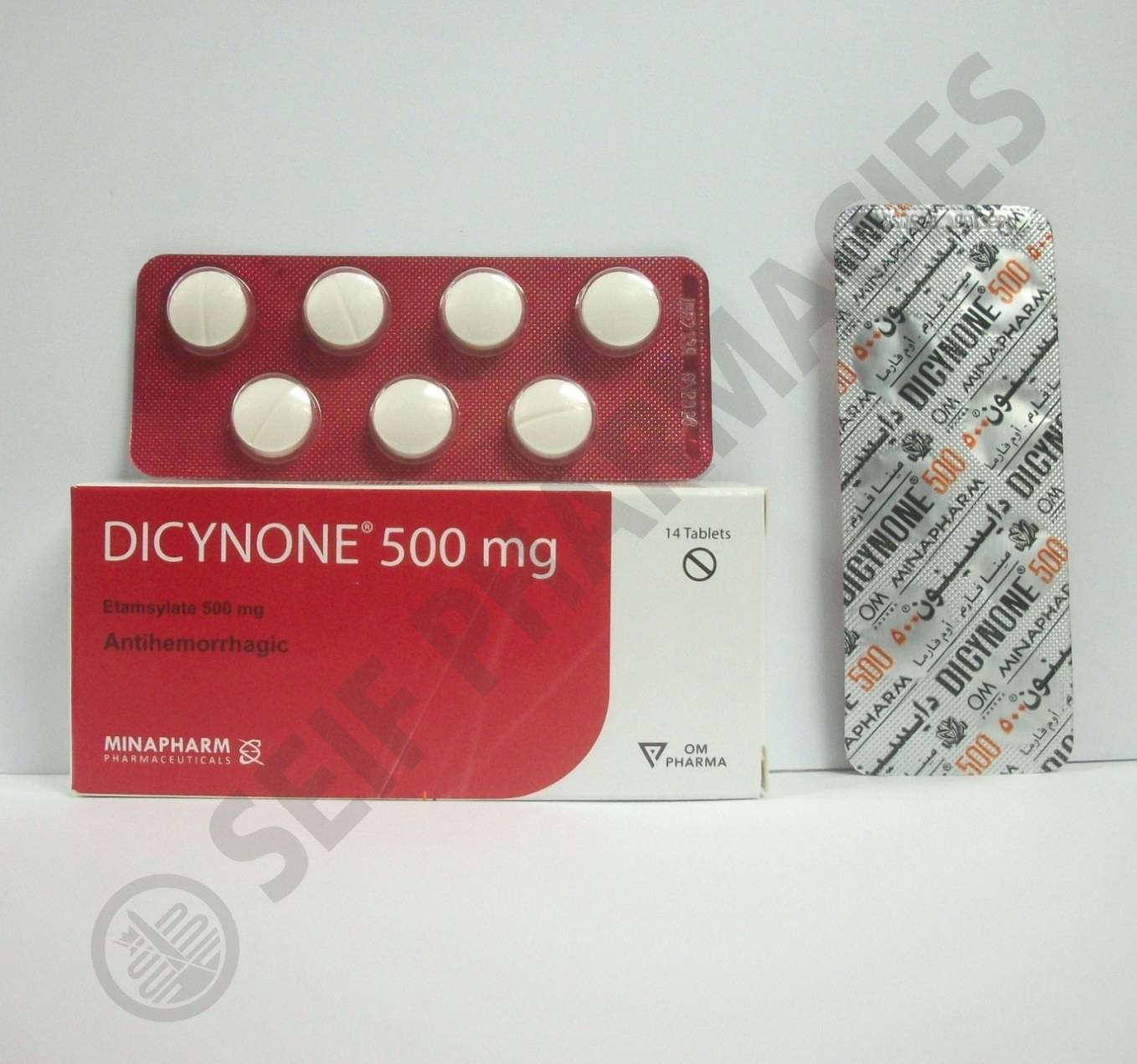 DICYNONE 500 MG 14 TAB - Seif Pharmacies