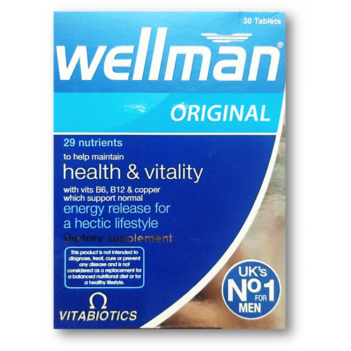 WELLMAN ORIGINAL 30 TAB - Seif Pharmacies