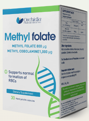 METHYL FOLATE (ORCHIDIA) 30 CAP - Seif Pharmacies