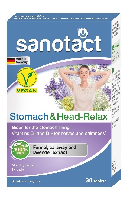 SANOTACT STOMACH & HEAD-RELAX 30 TAB - Seif Pharmacies