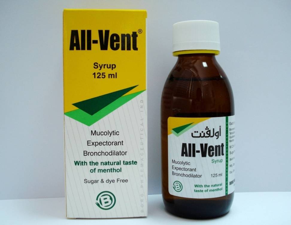 ALL - VENT SYRUP 125 ML - Seif Pharmacies