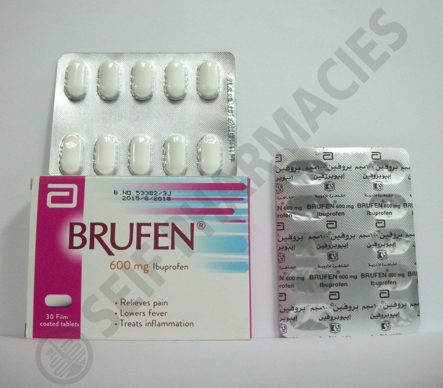 BRUFEN 600 MG 30 TAB - Seif Pharmacies
